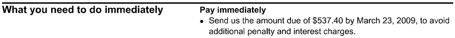 IRS Notice CP14: What It Is and How to Respond - Choice Tax Relief