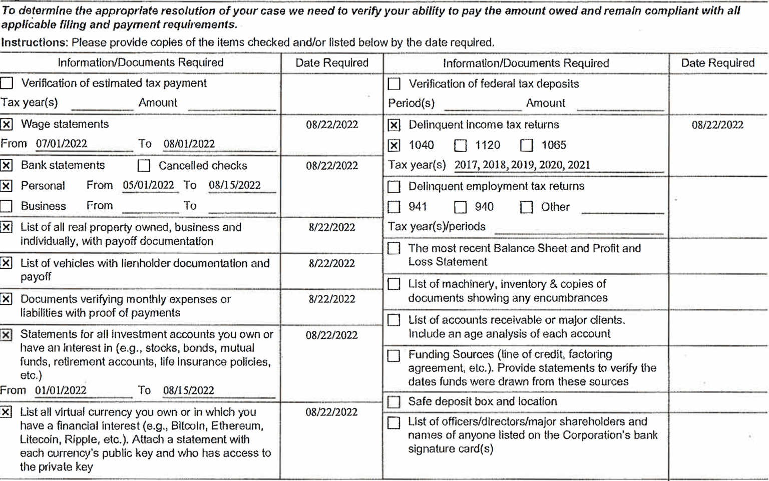 IRS Form 9297: What To Do If You Received This From a Revenue Officer ...