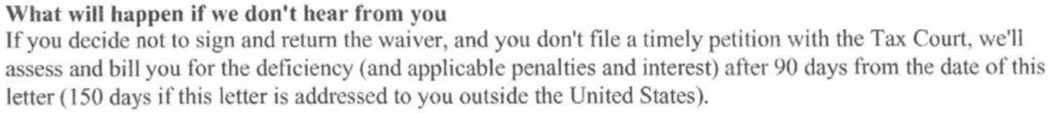 IRS Letter 3219: What To Do When the IRS Sends You a Notice of ...