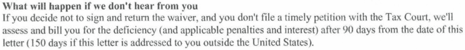 IRS Letter 3219: What To Do When the IRS Sends You a Notice of ...